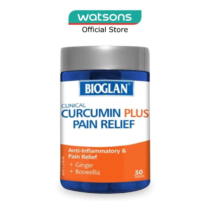 BIOGLAN Clinical Curcumin + Pain Relief 50 Tablets | Lazada Singapore
