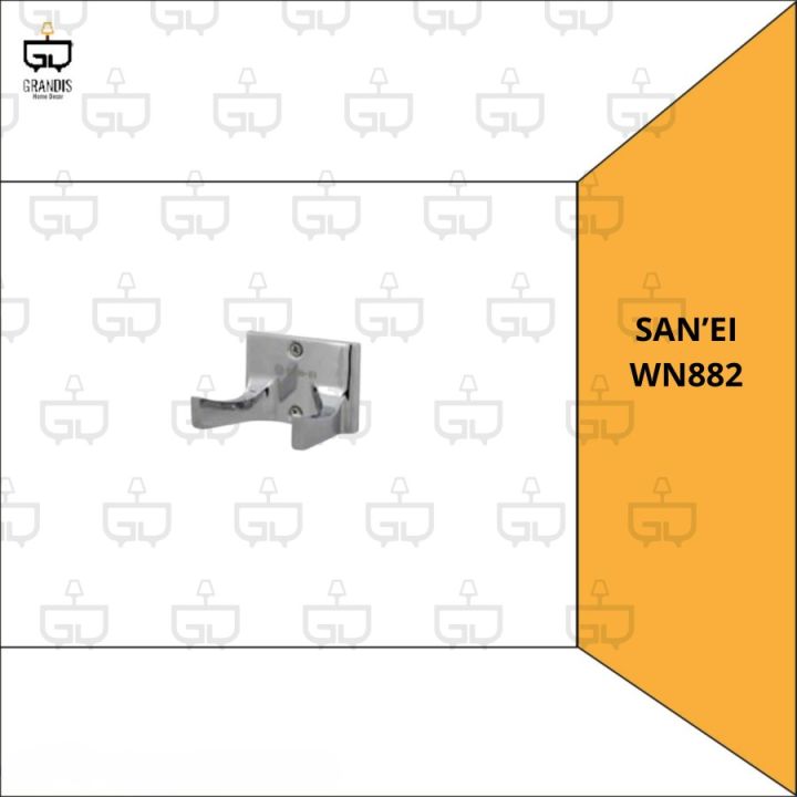 San-Ei Gantungan Baju - Double Robe hook WN 882 - Gantungan Handuk | Lazada Indonesia