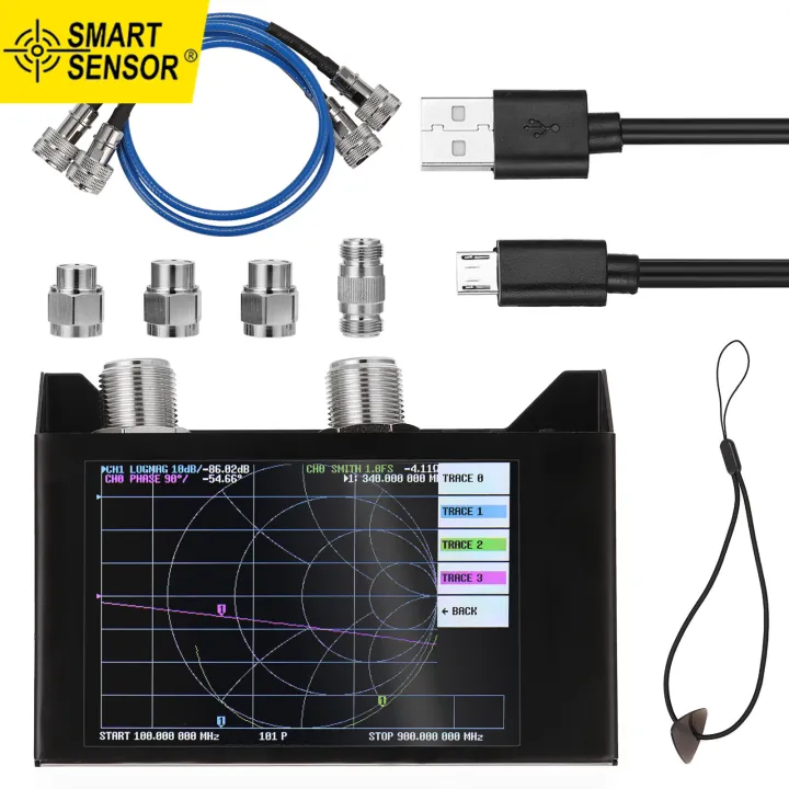 Smart Sensor 4.0 Inch Touching Screen 3G Vector Network Analyzer SAA-2N ...