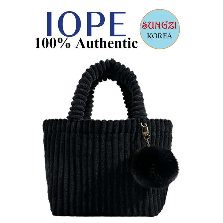 IOPE Corduroy Mini Bag Black | Lazada PH