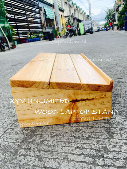 Wood Laptop Stand / Ergonomic Laptop Riser / WOOD stands / Laptop ...