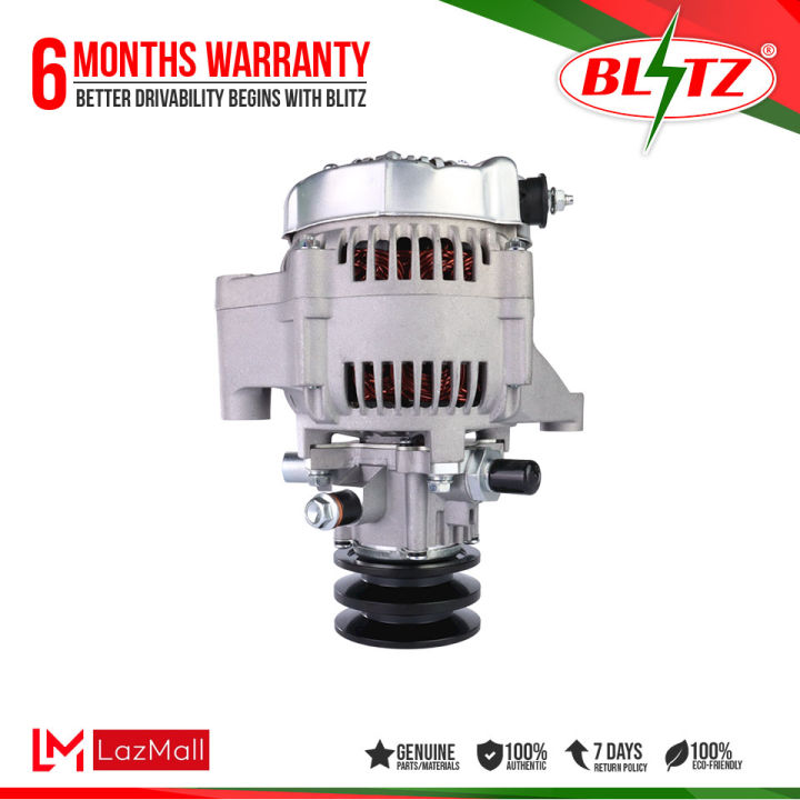 BLITZ ALTERNATOR ASSEMBLY TOYOTA 3L 2.8L 12V / 80A 2 PULLEY 6 MONTHS ...