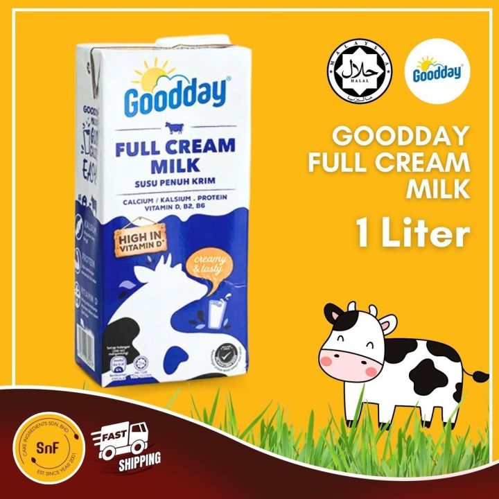 Goodday Full Cream Milk Susu Penuh Krim Barista Milk 1 Liter Halal | Lazada