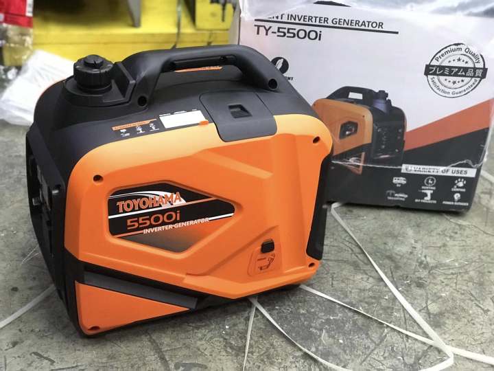TY5500I TOYOHAMA GASOLINE GENERATOR SILENT INVERTER TYPE DUAL START ...