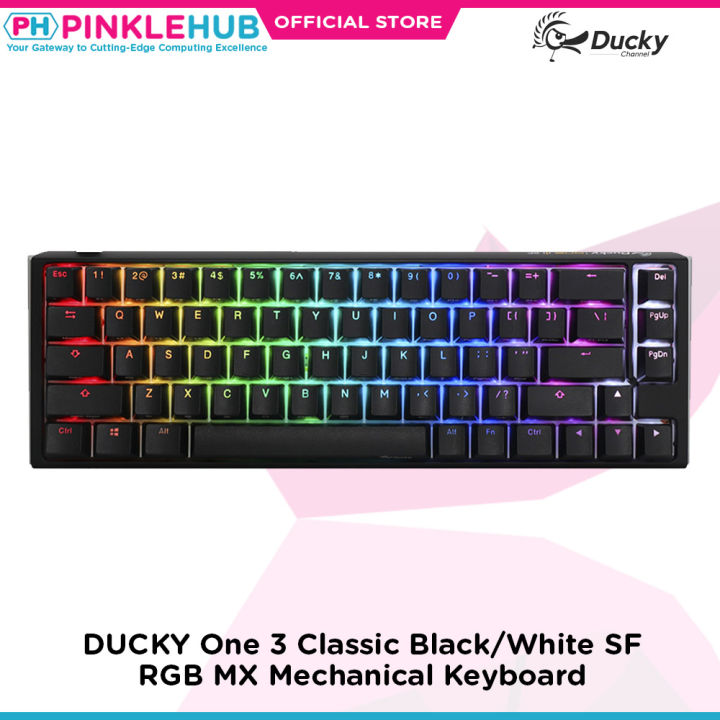 PinkleHub | DUCKY One 3 Classic Black/White SF RGB MX Mechanical ...