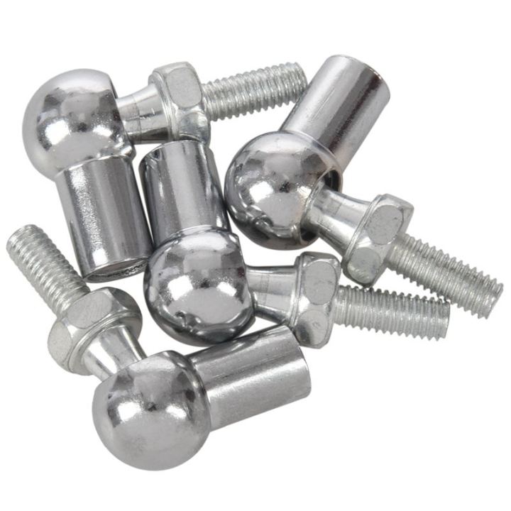 (ZKTI) 6mm Male Female Thread L Shaped Ball Joint Rod End Bearings 4pcs ...