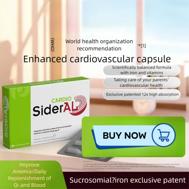 SiderAL Strong Iron Capsules (Green, 20 Tablets) with Folic Acid ...