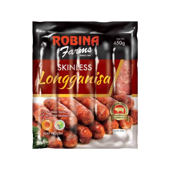 Primera Skinless Longganisa (450g) by Robina Farms - [Same Day Delivery ...