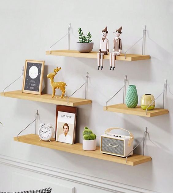 RAK DINDING AESTHETIC TEMPEL TEMBOK | Lazada Indonesia