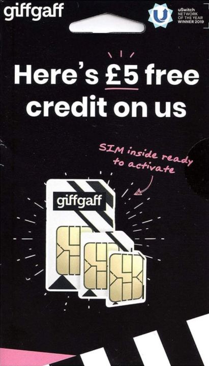 Giffgaff UK Sim Card | Lazada