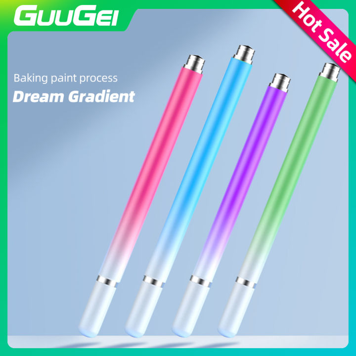 GUUGEI Universal Stylus Pen Macaron Gradient Capacitive Touch Pencil ...
