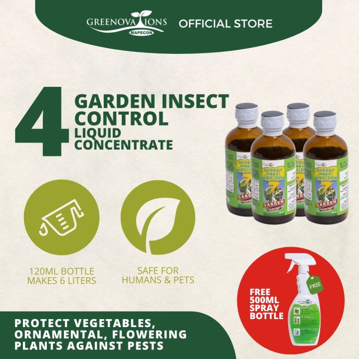MAPECON GREENOVATIONS Organic Garden Pest Control Liquid Concentrate ...