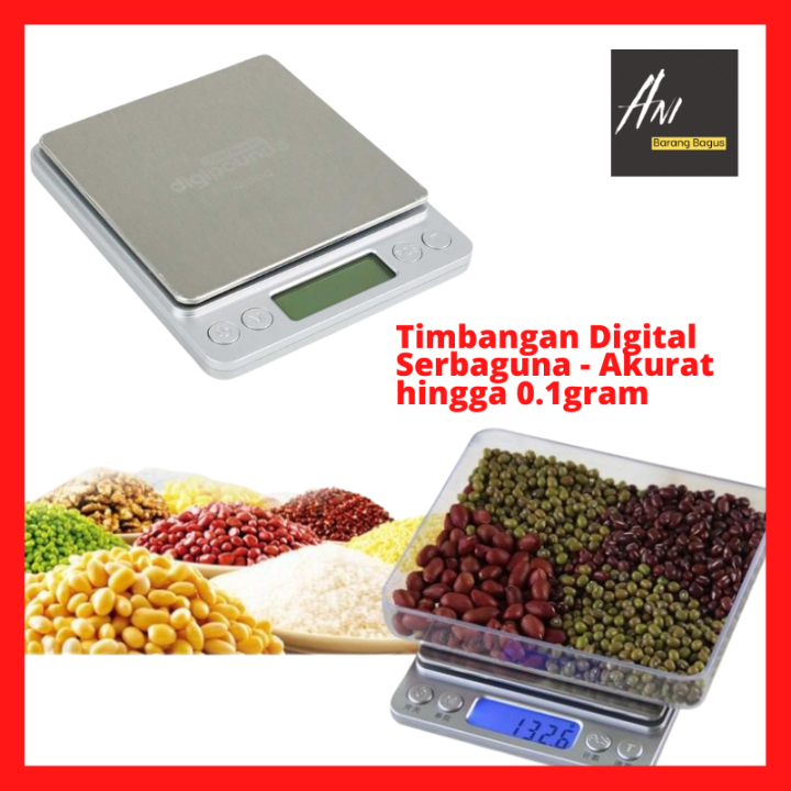 Timbangan digital gram mini timbangan kueh mini timbangan emas digital ...