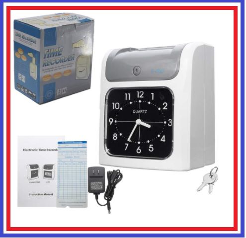 DAILY ATTENDANCE PUNCH CLOCK, TIME CARD MACHINE BUNDY CLOCK, DTR, DAILY ...