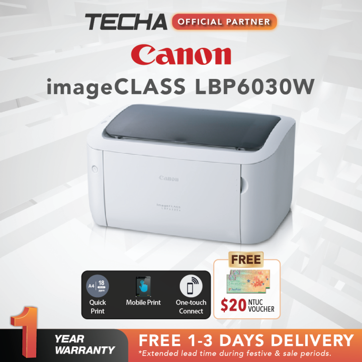 [FAST SHIP] Canon imageCLASS LBP6030w / LBP6030 | Monochrome Laser Printer | Lazada Singapore
