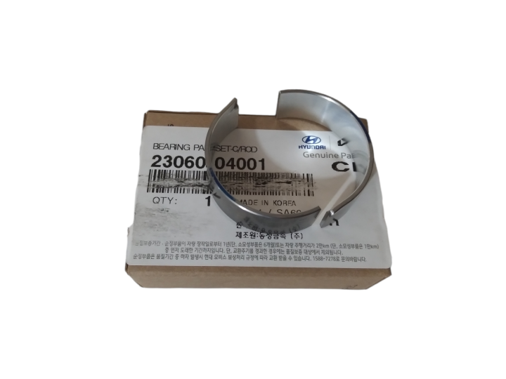 [ORIGINAL] 2306004001 CONNECTING ROD BEARING PAIR SET HYUNDAI ACCENT ...