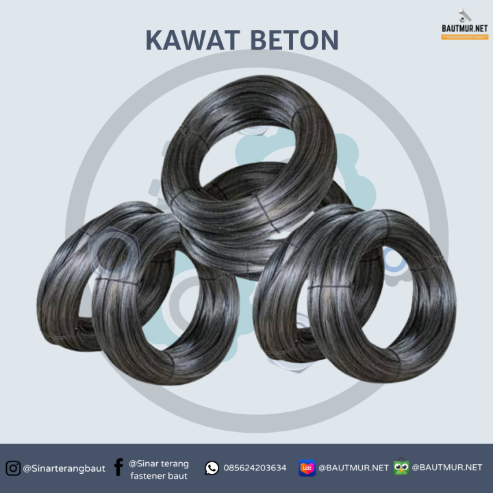 (25KG/1Roll) KAWAT BETON / BENDRAT BWG 21 | Lazada Indonesia