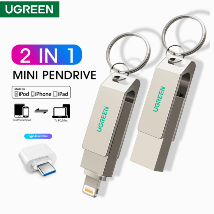 Ugreen 2-in-1 OTG Pendrive 1TB Usb Flash Drive 2TB Memory OTG USB Stick ...