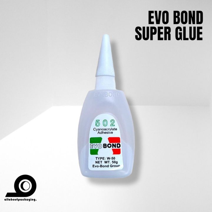 EVO BOND Super Glue 502 50g New Evobond Glue Stationery Liquid Adhesive Lazada Lazada PH