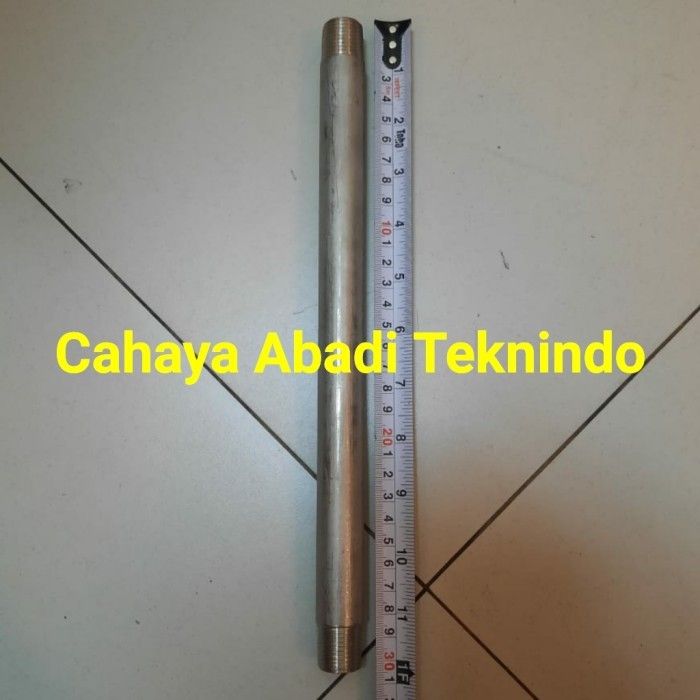 PIPA NEPEL 30CM SS304 UKURAN 3/8"(INCH) PIPA NIPPLE / PIPA NEPPLE ...