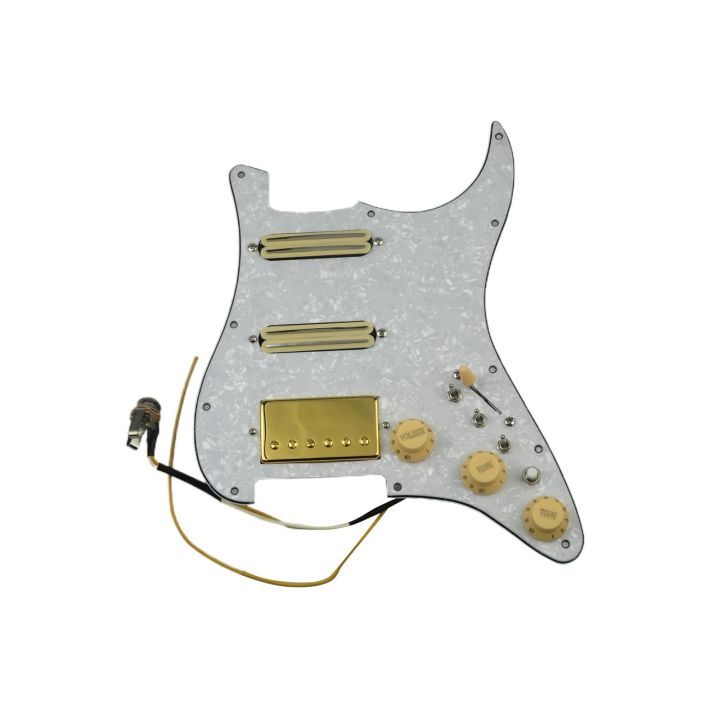 DH-Prewired loaded Pickguard Guitar Pickups Humbucker Pickups Alnico 5 ...