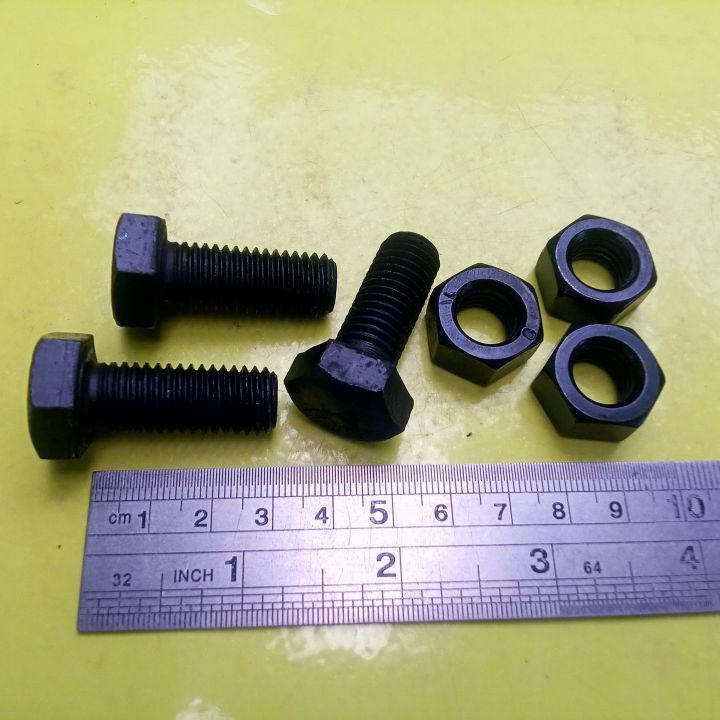 BAUT BAJA HTB 8.8 M12 X 30 FULL DRAT / BAUT 19 KUNCI 19 / BAUD FULL ...