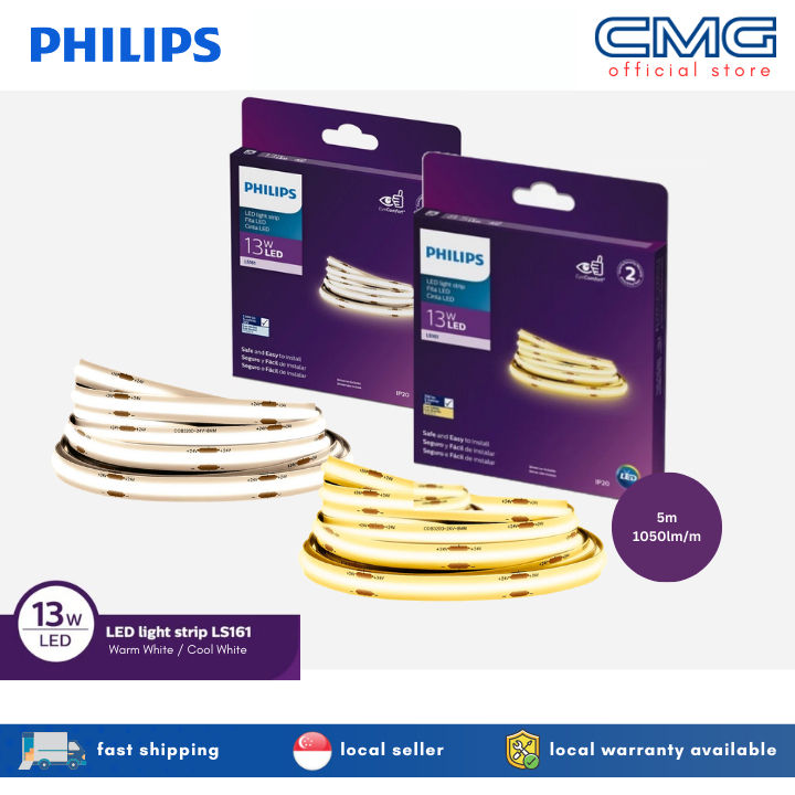 Philips LS161 13W 24V COB LED strip/ Continuous no dot LED strip/ Cove ...
