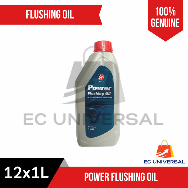 Caltex Flushing Engine Oil Power Flushing Oil 12L (12X1L) Liters Box ...