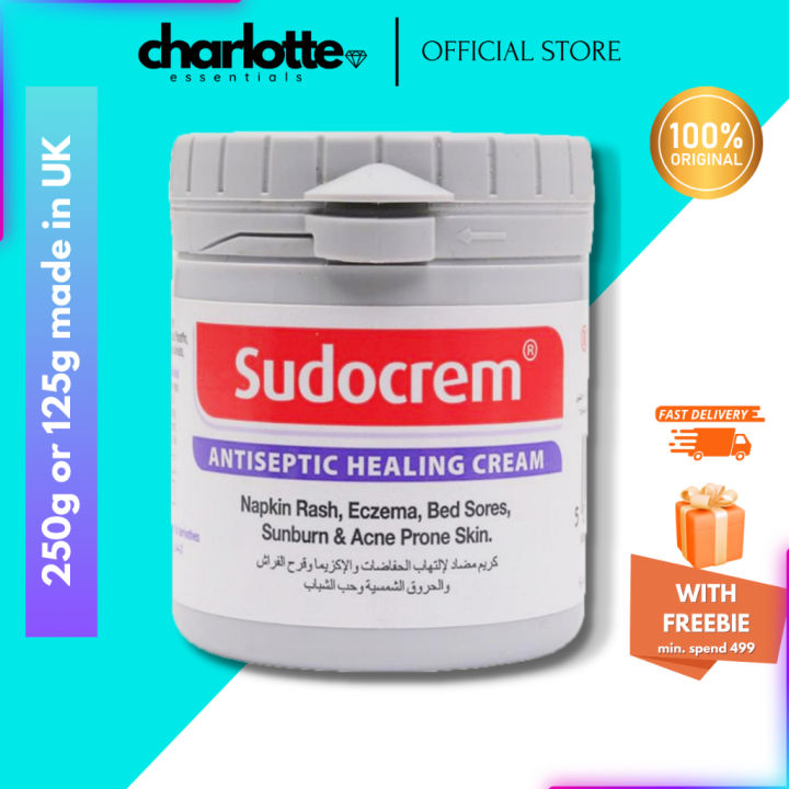 AUTHENTIC Sudocrem Antiseptic Healing Cream for Acne, Bed Sores, Rashes ...