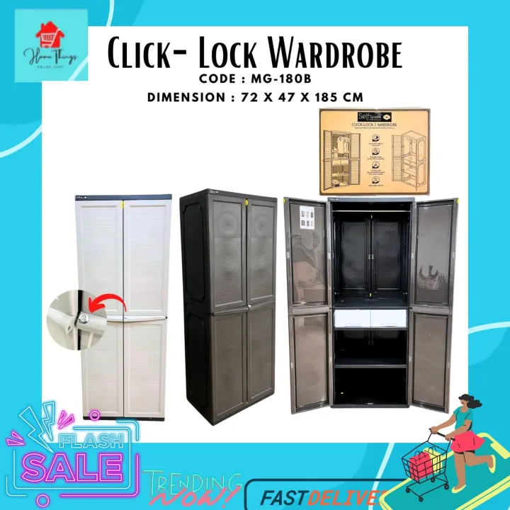 [SALE] MG-181B CLICK-LOCK CABINET / MG-180B CLICK-LOCK WARDROBE ...