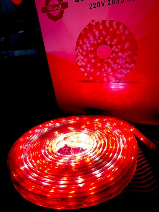 LAMPU LED STRIP MERAH PUTIH (AGUSTUSAN) & RGB (WARNA WARNI) AC 220 VOLT ...