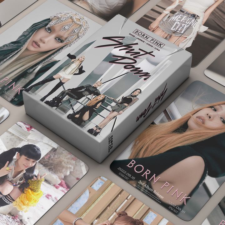 XIAN 55pcs/Set Blackpink Coachella Photocards Shut Down/ BRON PINK ...