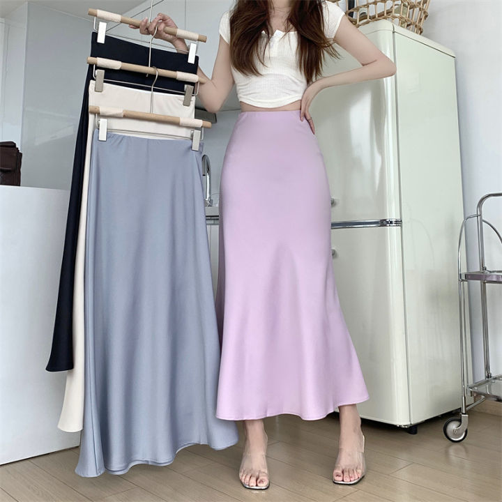 S-6XL เดรส ทรงสลิม เอวสูง สไตล์เกาหลี สำหรับผู้หญิงเดรสสำลองสุดชิค ทำ ...