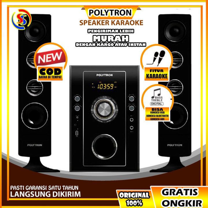 SPEAKER BLUETOOTH SPEAKER POLYTRON PMA 9526 GARANSI RESMI | Lazada ...