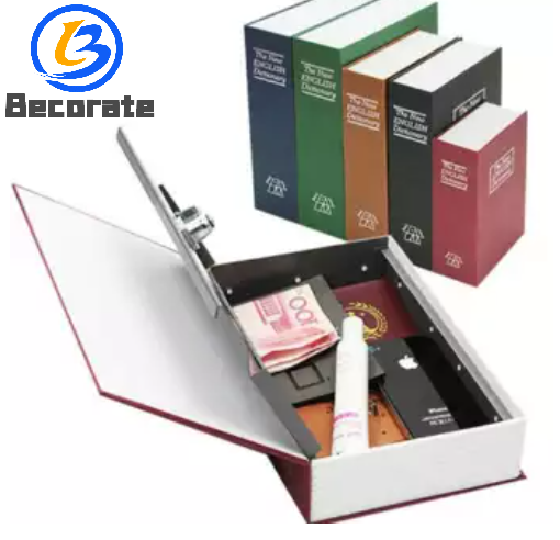 BECORATE Mini Safe Box Metal Dictionary Book Hidden Secret Security ...