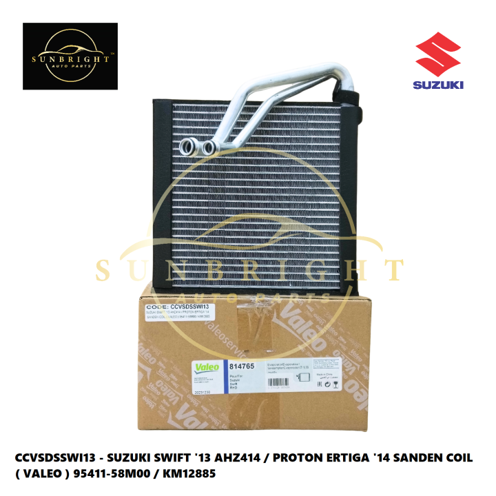 SUZUKI SWIFT '13 AHZ414 / PROTON ERTIGA '14 SANDEN COIL ( VALEO ) 95411 ...