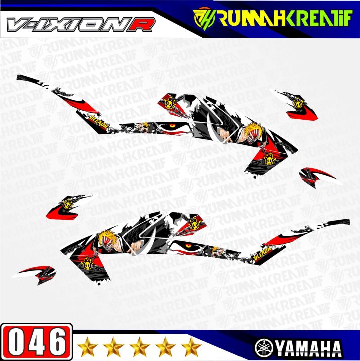 DECAL VIXION R / STRIPING VIXION R / STICKER VARIASI / DECAL MOTOR ...