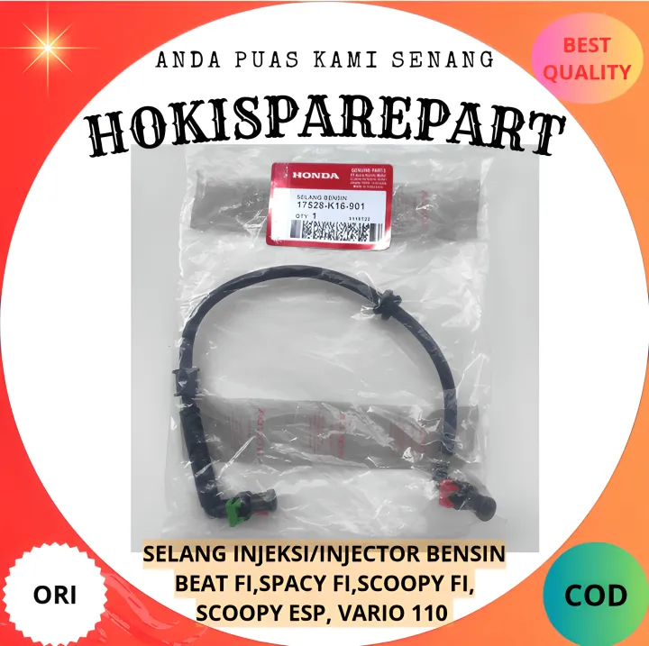 SELANG INJEKSI BEAT FI SPACY FI,SCOOPY FI, SCOOPY ESP, VARIO 110 SELANG ...