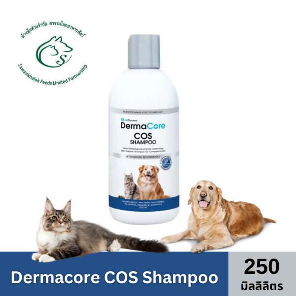 Dermacore COS Shampoo แชมพูอาบนํ้าประกอบการรักษา โรคผิวหนังติดเชื้อ ...