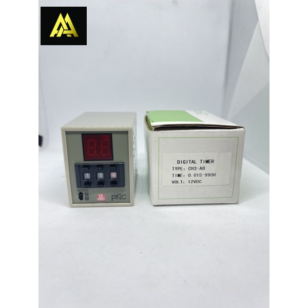ถูกสุด!! CH3 CH3-AB 10A 220V Timer Delay Relay 0.01s-990h12v 24v ถูกสุด ...