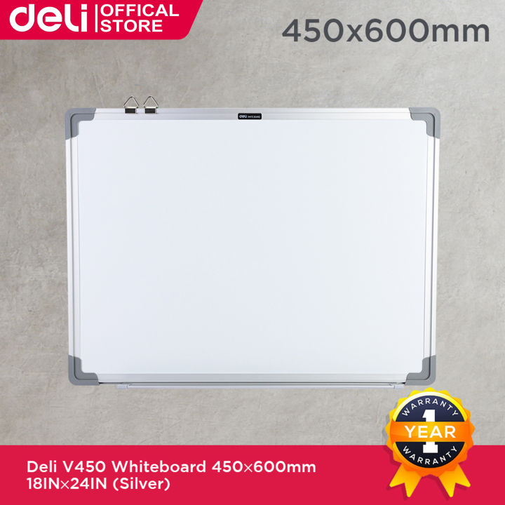 Deli Whiteboard For Wall 450×600mm/600×900mm V450/V600 | Lazada PH