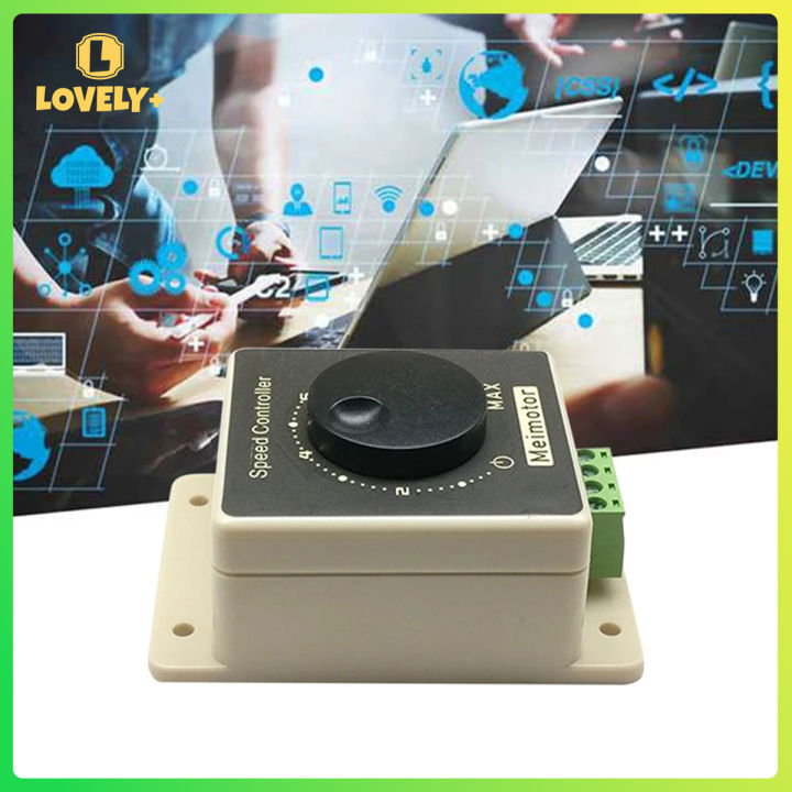 20A DC10-60V PWM DC Motor Governor Waterproof DC Drive Speed Controller ...