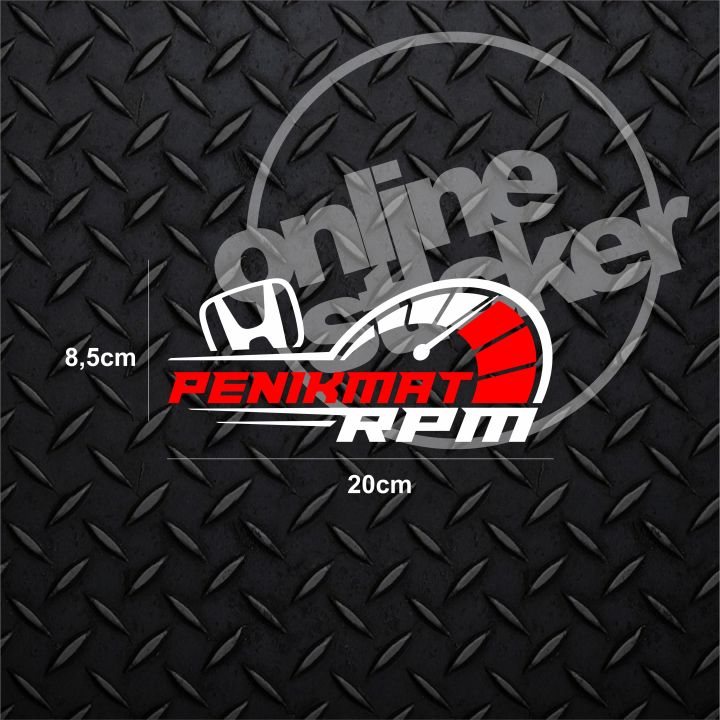 Sticker Honda Penikmat RPM | cutting sticker | Lazada Indonesia