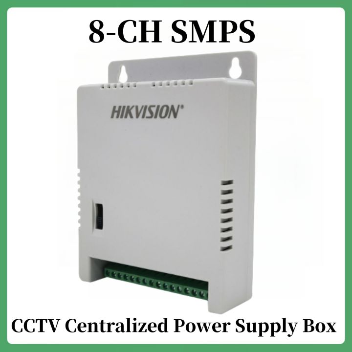 Hikvision CCTV Camera Centralized Power Supply Box 4/8CH 12V1A Channel ...