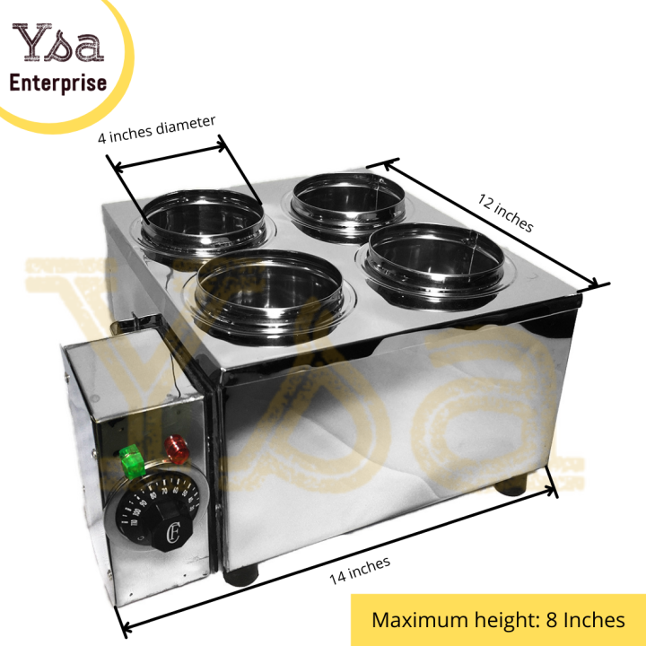 4-hole Water Type Immersion Spoon and Fork Heater with Automatic ...