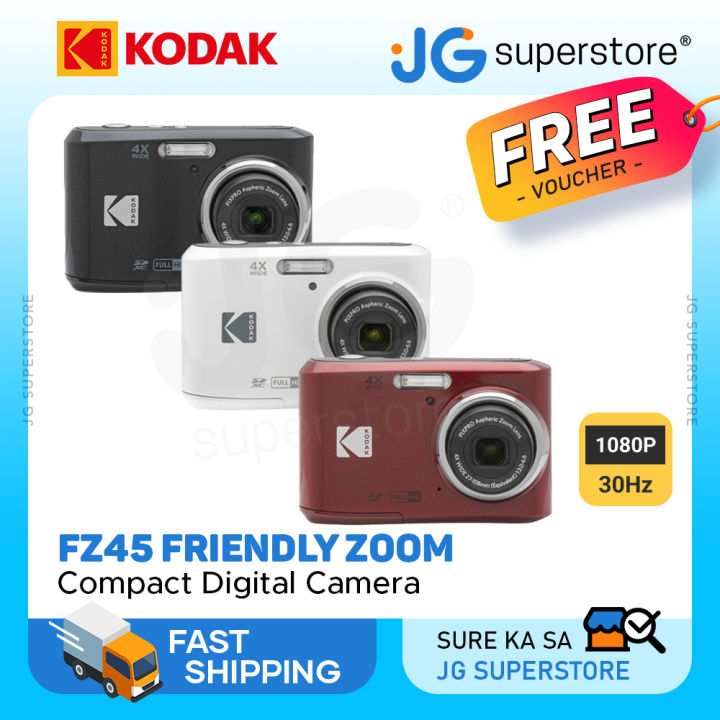 KODAK FZ45 Friendly Zoom PIXPRO Compact Digital Camera with 4x Optical ...