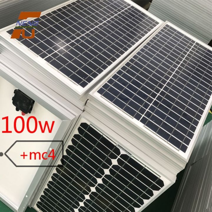 Solar Panel 20W 60W 100w 18V Watts Mono Crystalline - 5 Years Warranty ...