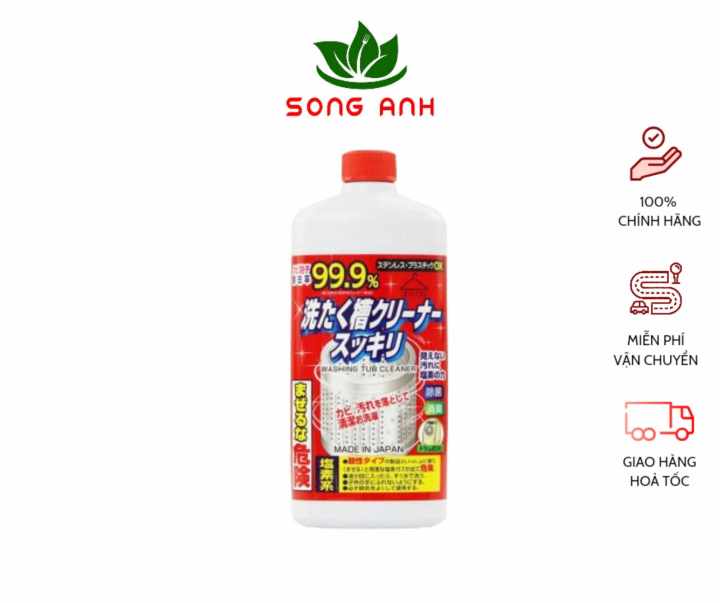 Nước tẩy lồng máy giặt Rocket 99.9% chai 550g hàng Nhật nội địa | Lazada.vn