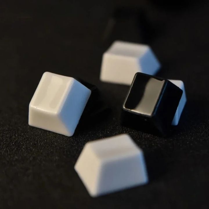 Ceramic Keycaps Smooth Glaze Evenly Cherry Profile Keyboard Caps ...