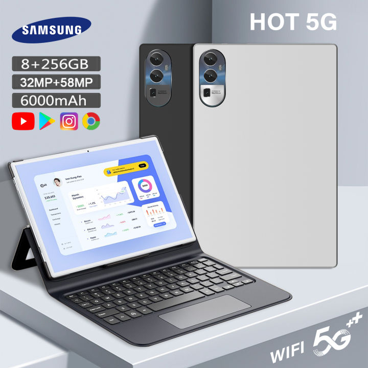 Samsung Tab HOT 5G Android 5G/Wi-Fi Tablet 8GB+256GB 10.1" Screen ...